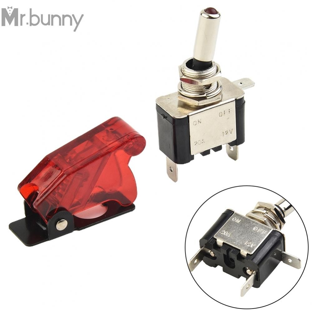 Toggle Switch RED SPST เสาเดี่ยวโยน 1 ชิ้นเครื่องบินยานยนต์ | Shopee ...