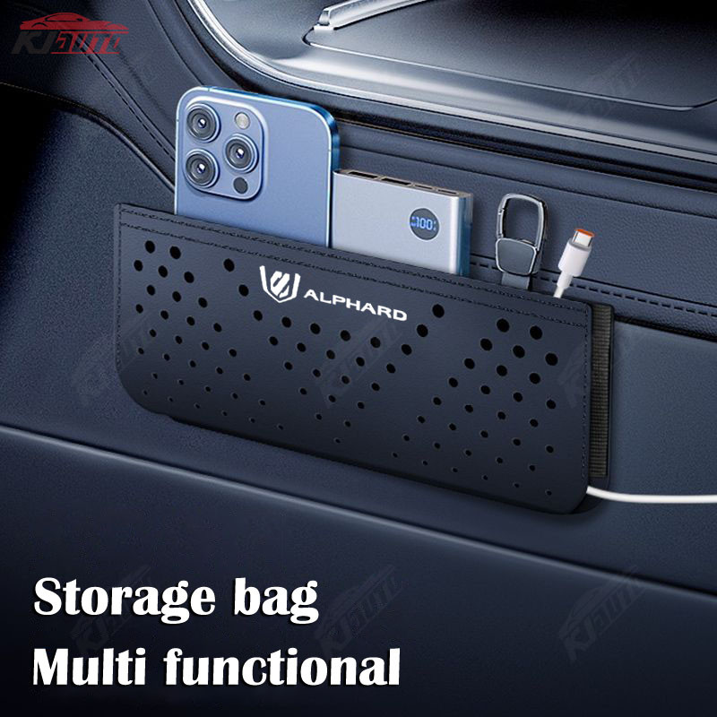 Toyota Alphard แบบพกพา Perforated Storage Bag กาวหนังถังขยะขนาดใหญ่ความ ...