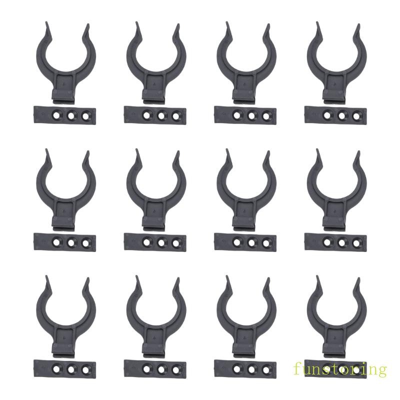 FUN 12 ชิ้นห้องครัวอเนกประสงค์ Baseboards Fasteners คลิปพลาสติกตู้ ...