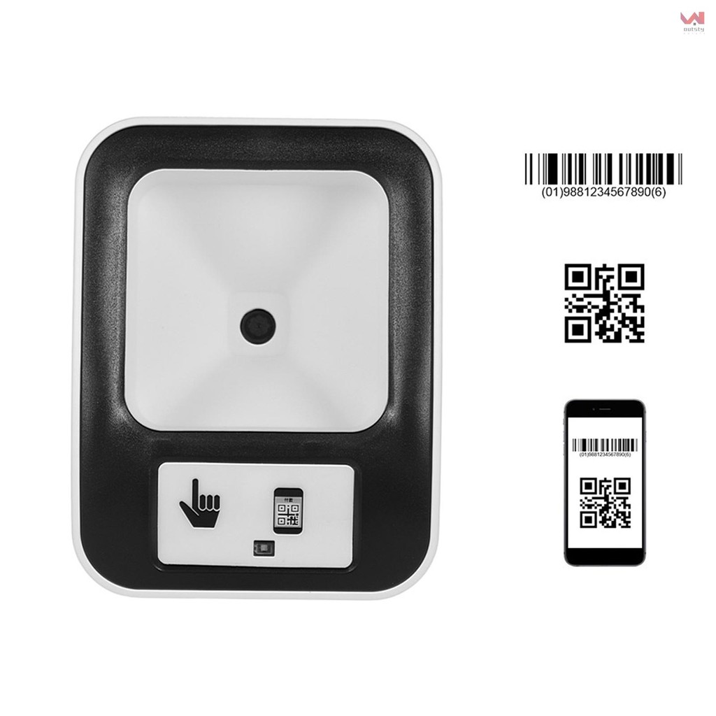 2200 1D/2D/QR Code Scanner CMOS Image Desktop Barcode Reader USB หน้าจอ ...