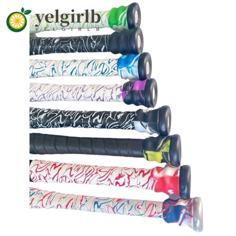YELGIRLB เบสบอลค้างคาวห่อเทป, PU Over Grip ไม้เทนนิส Sweatbands, Anti ...