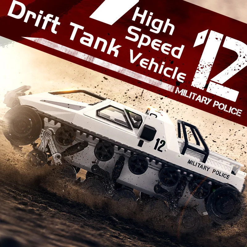 รถ RC ขนาดใหญ่ JJRC Q79 สำหรับเด็กผู้ชาย รถถังไฟฟ้าความเร็วสูง รถวิบาก ...