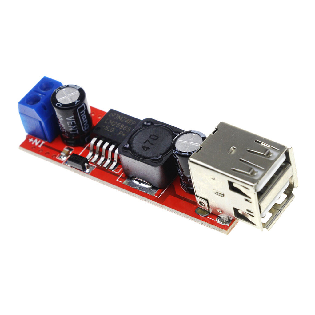 Dual USB 9V/12V/24V/36V to 5V Converter DC-DC 3A Step Down Power Module | Shopee Thailand