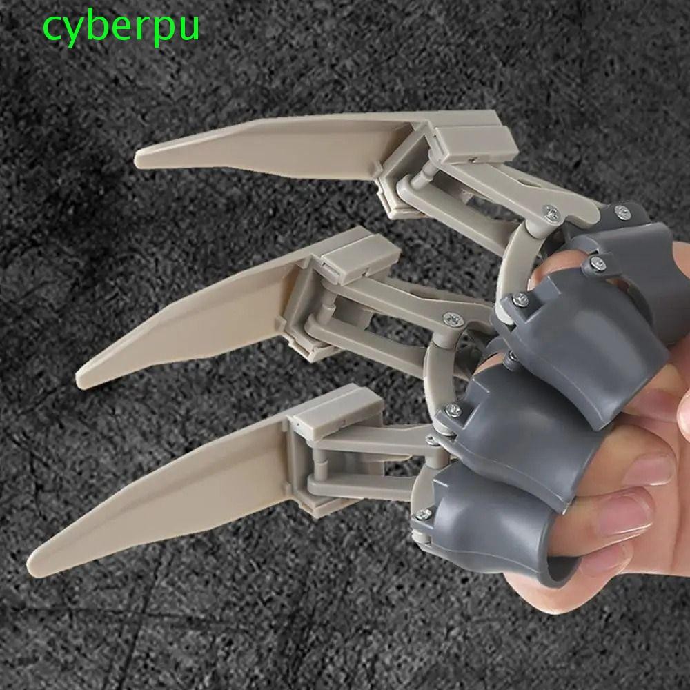 Cyberpulse 3pcs Retractable Mechanical Claws, Scalable 3D Assembly เรืองแสงหมาป่า Claws,โปร่งใส ...