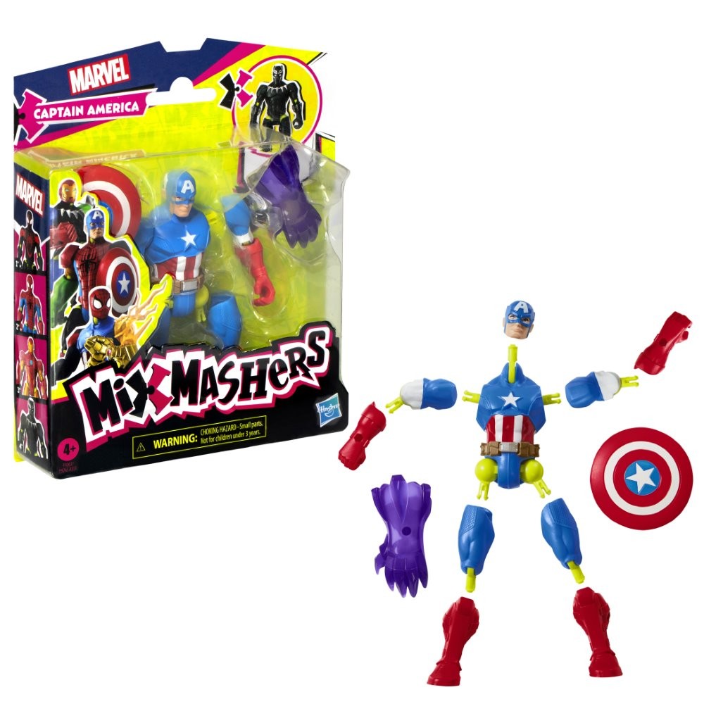 AVENGERS MIXMASHERS CAPTAIN AMERICA BASIC FIGURE ของเล่น โมเดล ฟิกเกอร์ ...