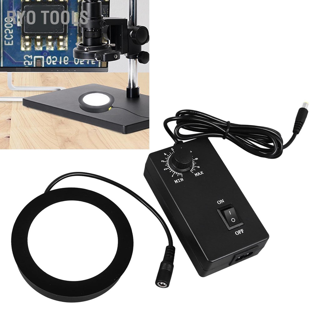 Ryo Tools Microscope Bottom Light Source Round Dimmable LED Lluminator ...