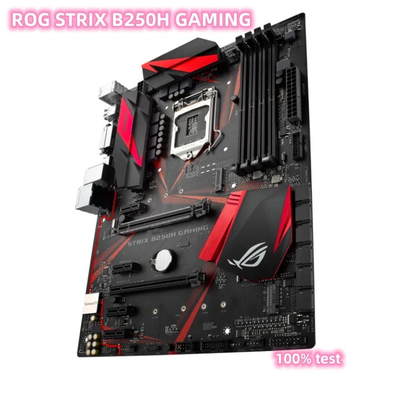 สําหรับ ASUS ROG STRIX B250H GAMING เมนบอร์ด 64GB PCI-E3.0 HDMI M.2 LGA 1151 DDR4 ATX B250 เมน ...