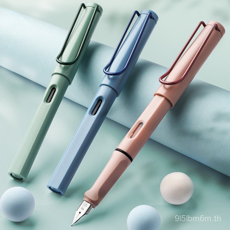 ปากกานักเรียนฝึกคัดลายมือปากกาแข็งการประดิษฐ์ตัวอักษร Retro Morandi ...