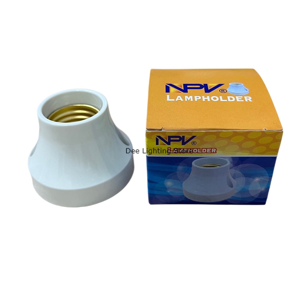 NPV ขั้วแป้น ขั้วแป้นเล็ก ขั้ว E27 ต่อขั้วหลอดไฟ | Shopee Thailand