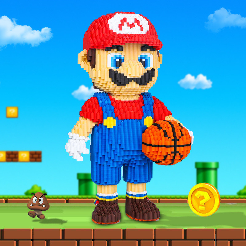 ใหม่ Mario Building Blocks อนุภาคขนาดเล็กประกอบของเล่นเพื่อการศึกษา ...