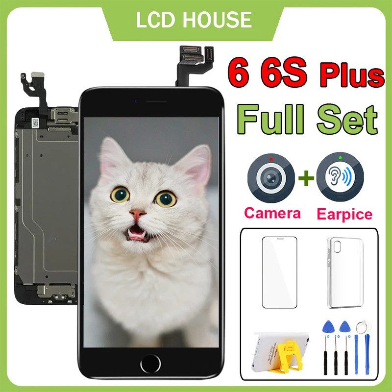 หน้าจอ LCD สำหรับ Apple iPhone 6 6S Plus 6P 6SP ชุดเปลี่ยนเต็มรูปแบบ ...