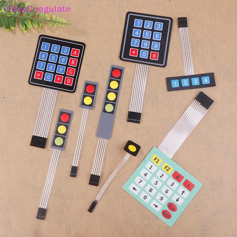 Eas 1*2 3 4 ปุ่มเมมเบรนสวิทช์ 3*4 4X5 Matrix Array คีย์บอร์ด 1X6 ปุ่มกด ...