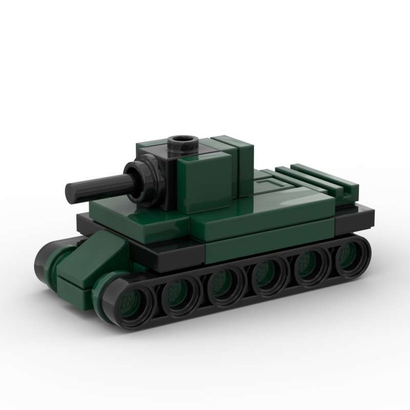 MOC ของเล่นบล็อกตัวต่อ Mini BT-7 Fast Light Tank ของเล่นเครื่องประดับ ...