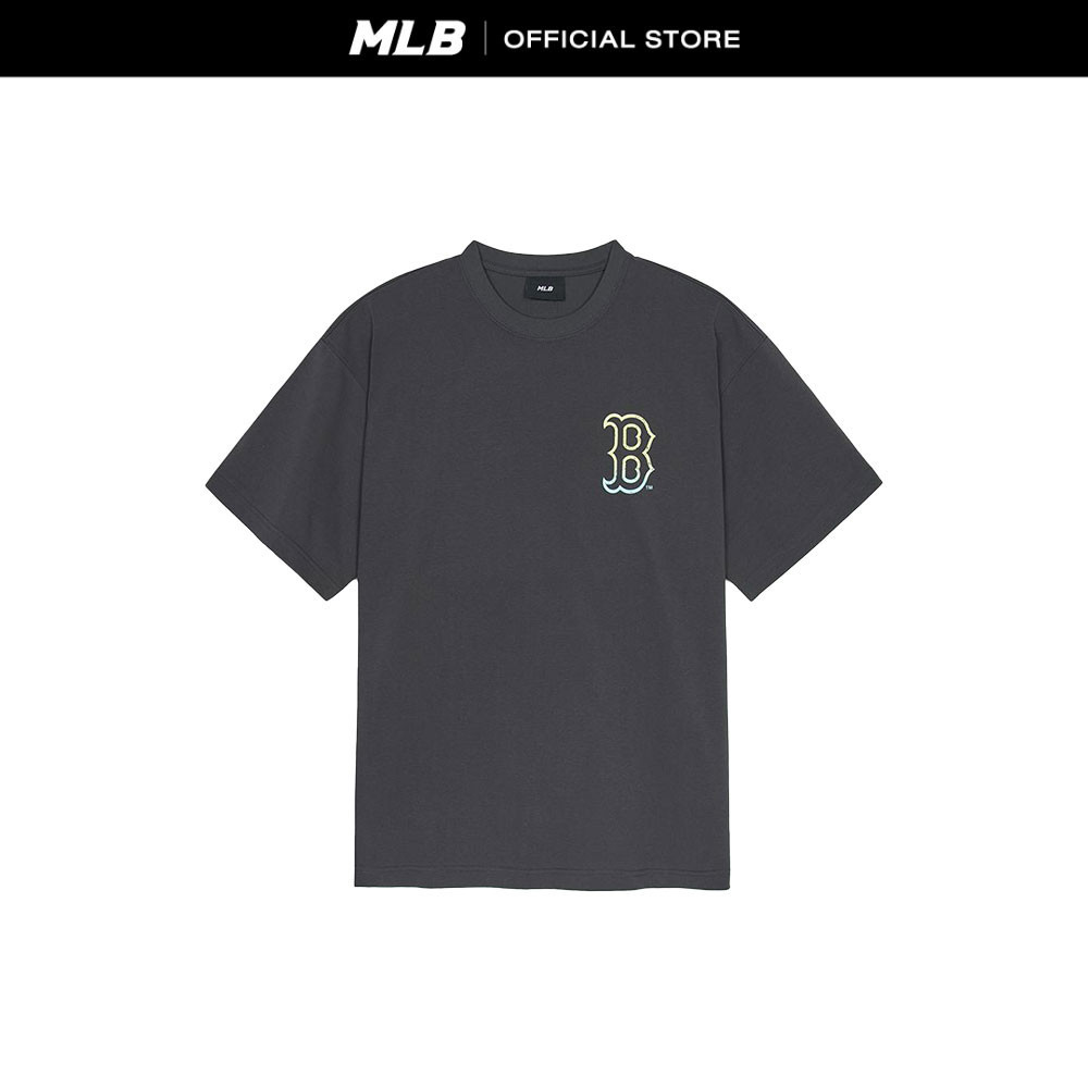 MLB เสื้อยืด ยูนิเซ็กส์ Unisex Basic Street Color Letter Logo Mega ...