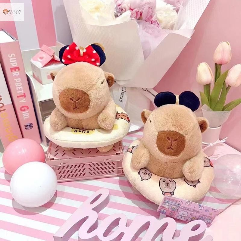 Cod 20 ซม.ว่ายน้ําวงกลมกีฬา Capybara ของเล่นตุ๊กตาน่ารัก Capibara อะนิเมะ Fluffy ของเล่นสไตล์ฤดู ...