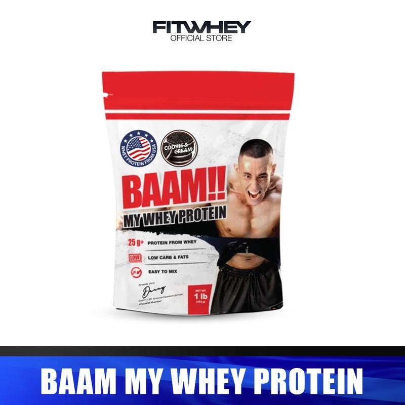 [ของแท้ ส่งไว] BAAM MY WHEY PROTEIN 1 LB เวย์โปรตีนจากฟิตเวย์ โปรตีน 25 ...