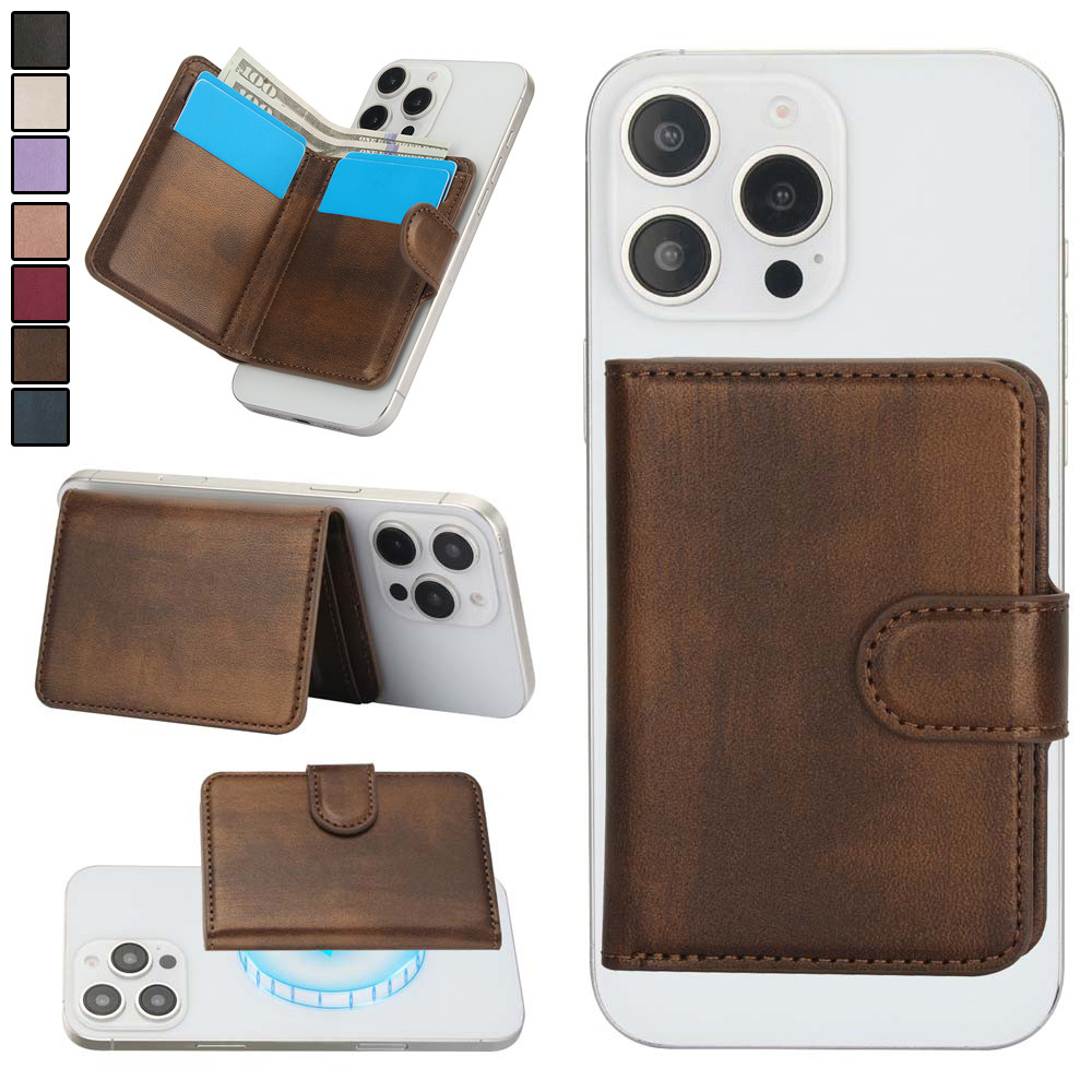 สําหรับ iPhone RFID Blocking MagSafe กระเป๋าสตางค์, ที่ใส่บัตรแม่เหล็ก ...