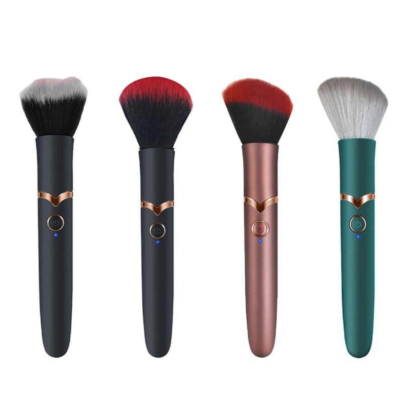 USB Electric Beauty Makeup Brush Vibration Cheek Brush Portable Makeup ...