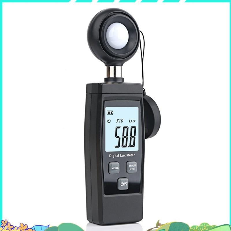 Digital Lux Meter 0-200, 000 Lux Digital LCD Pocket Light Meter Lux/FC ...