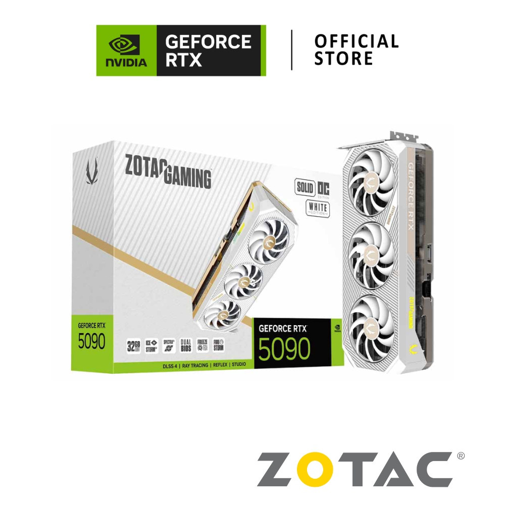 ZOTAC GAMING GeForce RTX 5090 White Edition | VAG CARD (การ์ดจอ ...