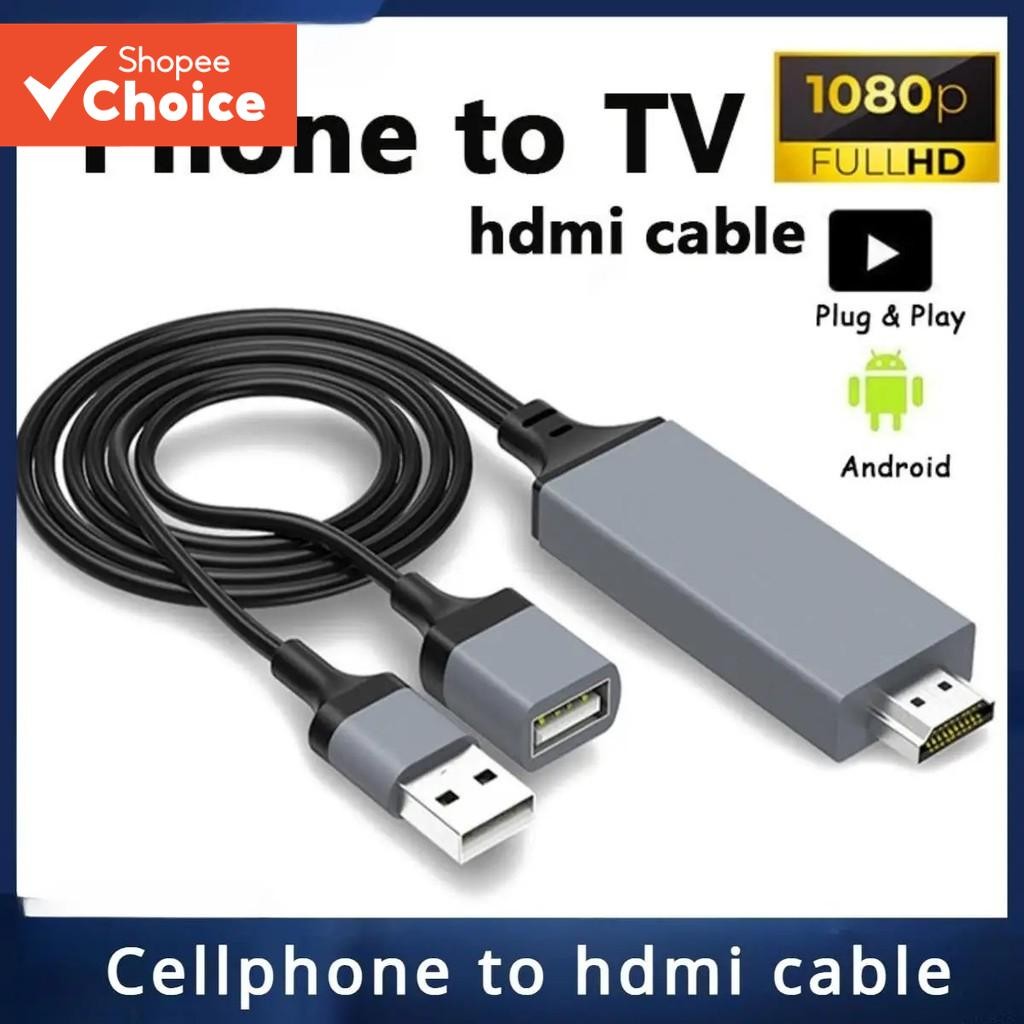 [Shopee Choice] 1.8M โทรศัพท์ไปยังสายทีวี Hdmi ถึงสายโทรศัพท์มือถือ ...