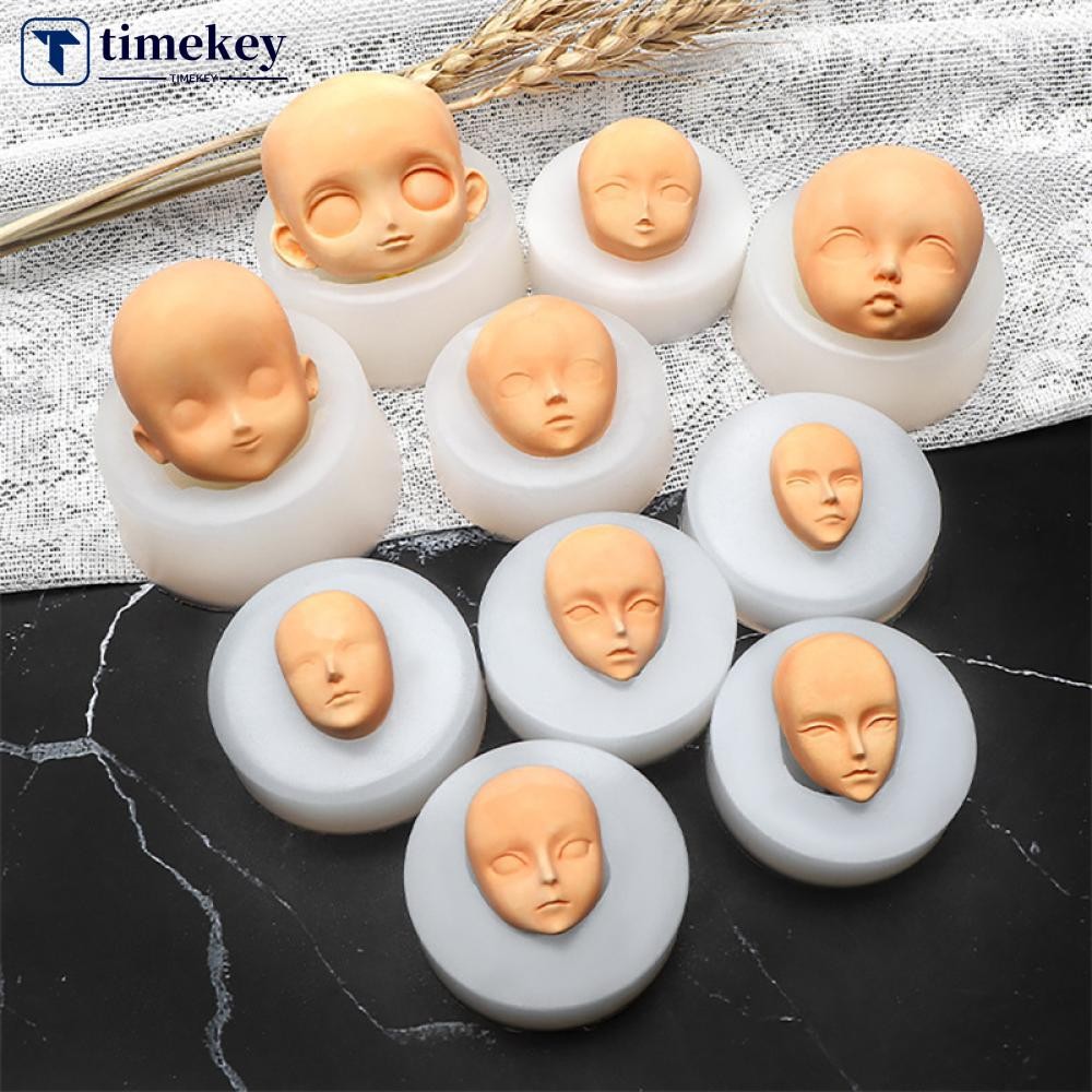 TME รุ่น Q 3D Facial Mould Clay Head Baby Face Molds ตุ๊กตาซิลิโคน ...