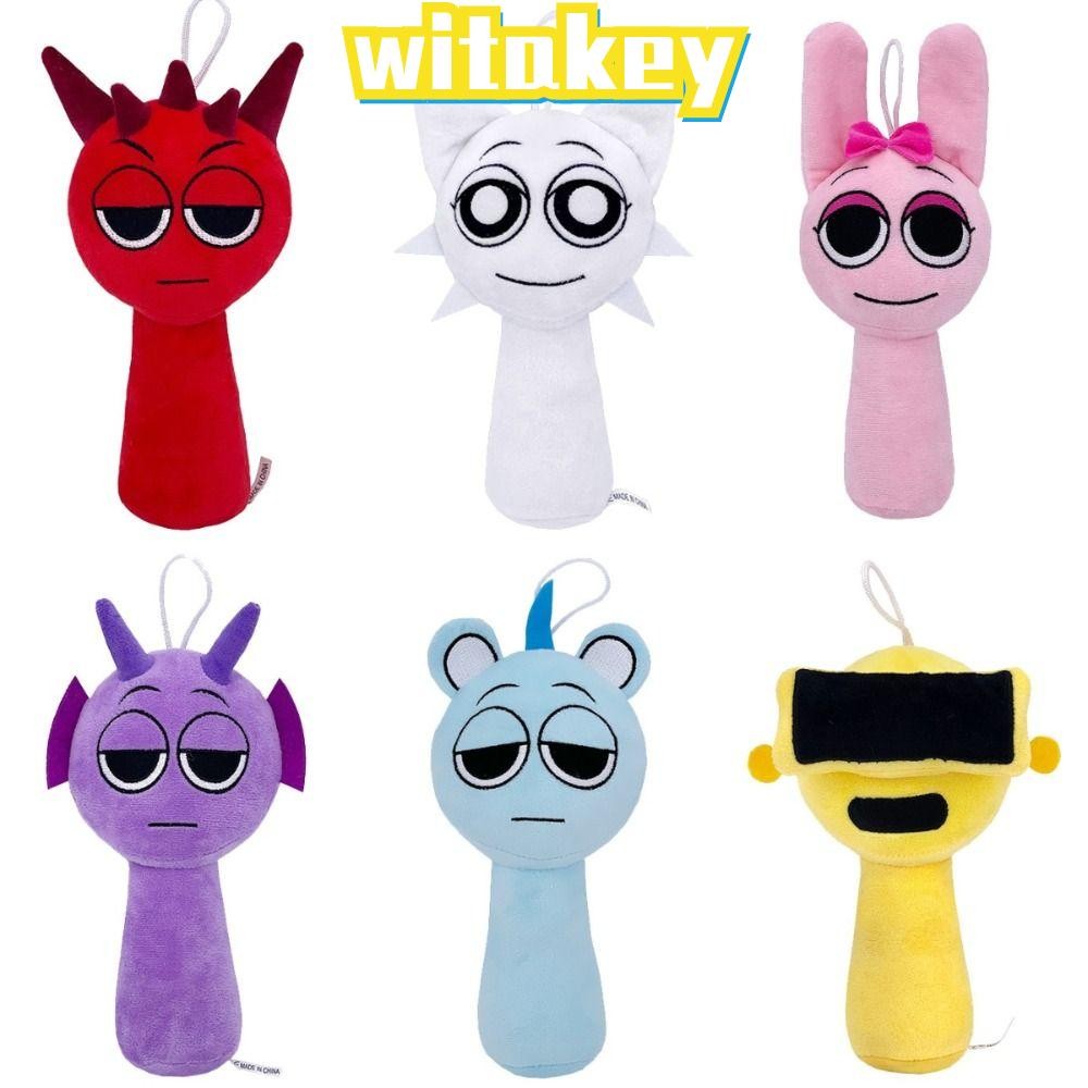 Witakey Sprunki Plush Toy, Raddy Oren Plushie Doll, การ์ตูน Vineria ...