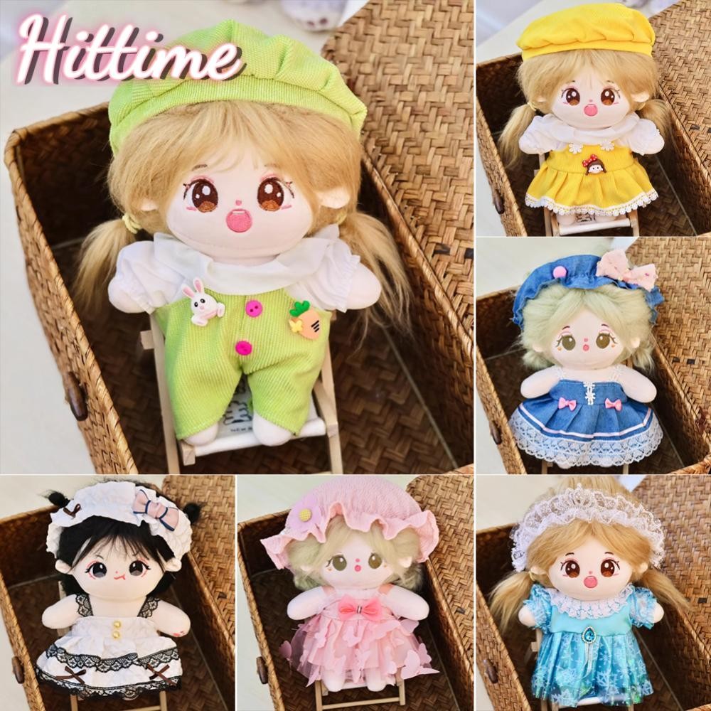 Hittime 20 ซม.ผ้าฝ้ายตุ๊กตา Rompers การ์ตูนตุ๊กตาตุ๊กตาชุดเปลี่ยนชุดเจ้าหญิงเล่น House อุปกรณ์ ...