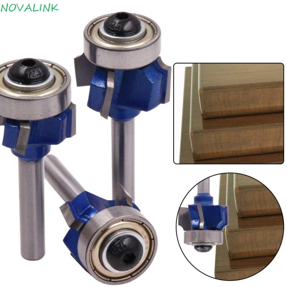 Novalink รอบ Router Bit, 6.35 มม.Shank 4 มุมงานไม้เครื่องตัดมิลลิ่ง,สวม ...