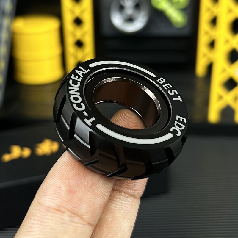 Fidget Spinner EDC ช่างกลแหวนนิ้ว edc ปลายนิ้วไจโรสโคป เหรียญแหวนดันไพ่ ...