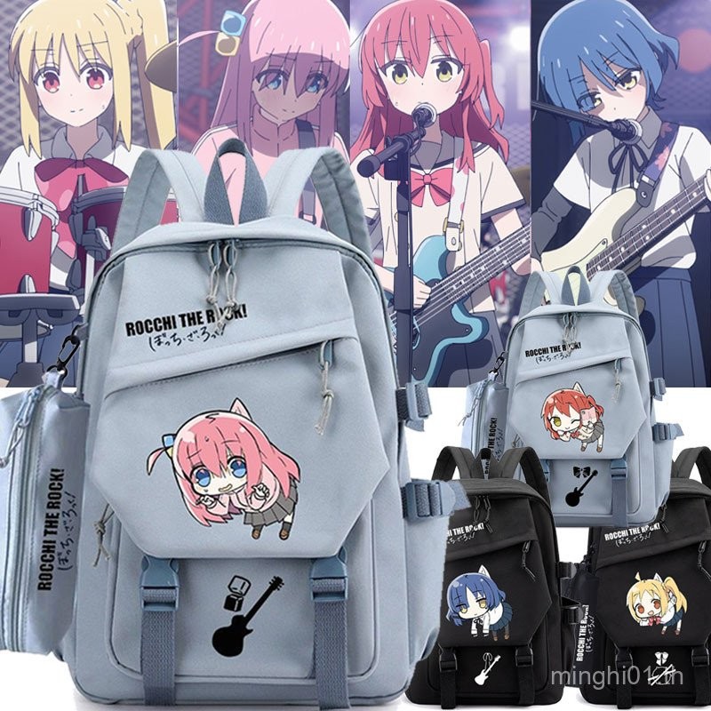 อะนิเมะ bocchi the Rock! Hitori Gotoh สบายการ์ตูนสไตล์กีตาร์กระเป๋าเป้ ...