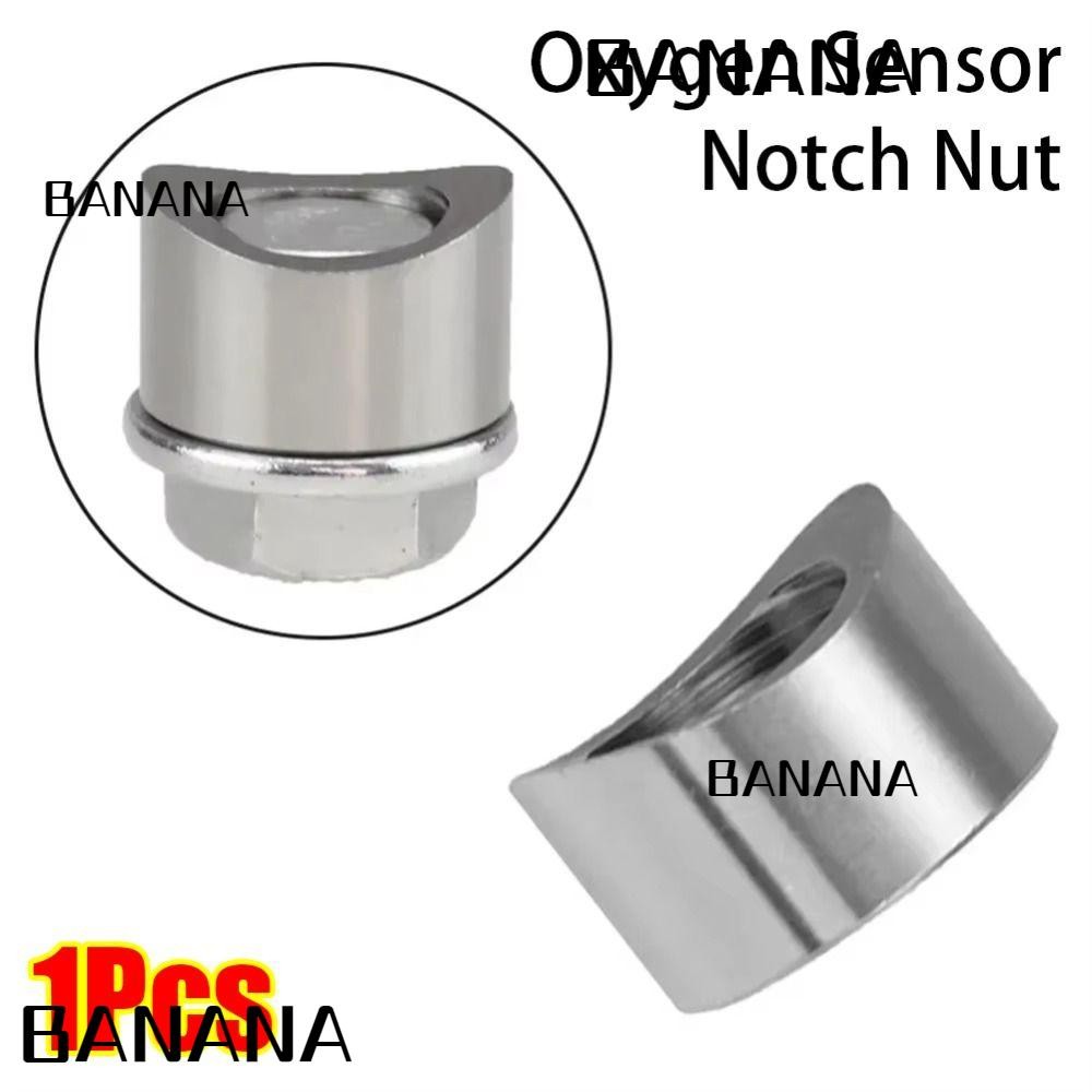 Banana1 1 ชิ้นเซ็นเซอร์ออกซิเจน Notch Nut, เชื่อม Bungs Stepped ติดตั้ง ...