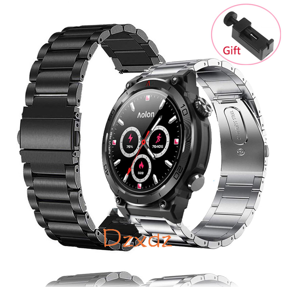 สําหรับ Aolon Navi R2 R3 สมาร์ทสายนาฬิกาโลหะสแตนเลส Smart Watch สายรัด ...