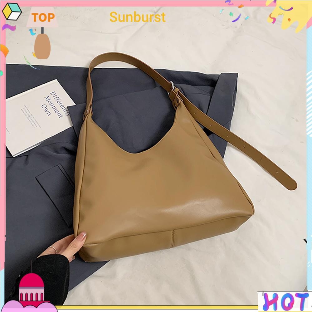 หญิง PU Crossbody Bag สายสะพายไหล่ปรับได้ผู้หญิงกระเป๋าทํางาน (สีกากี ...