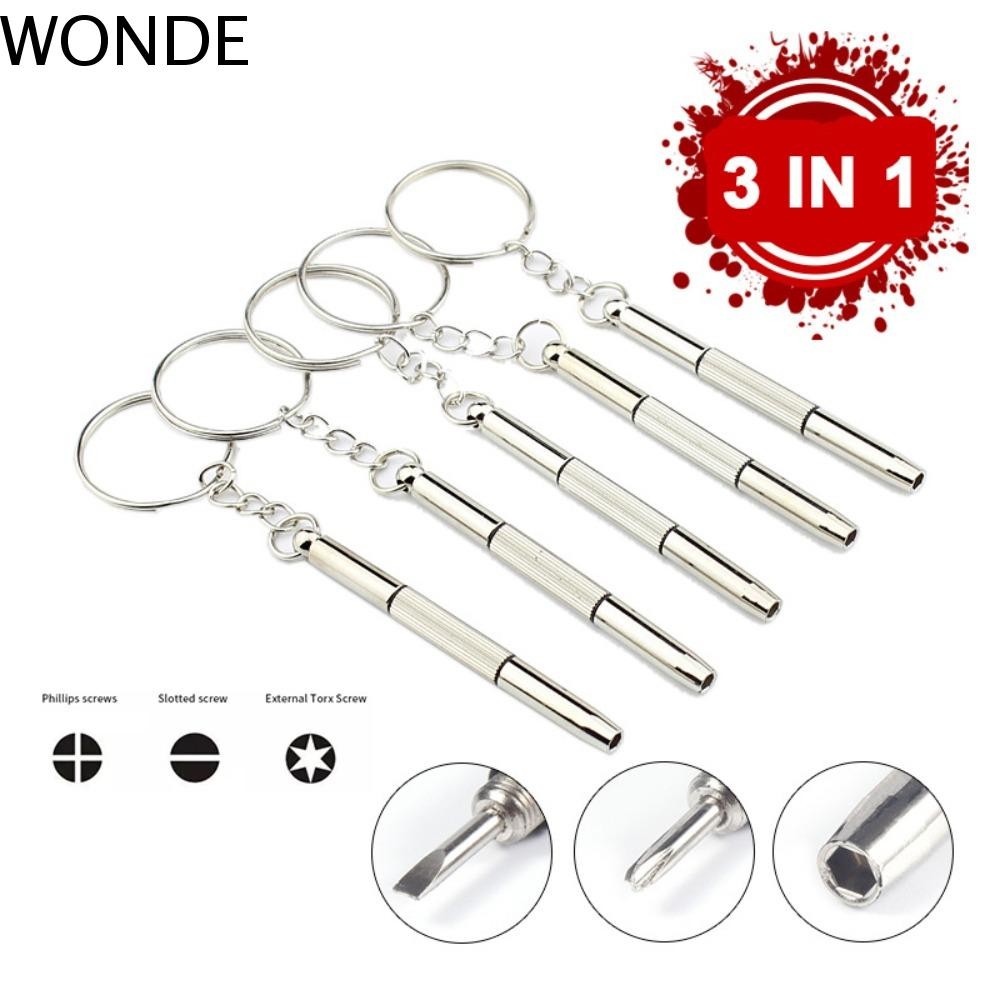 Wonde แว่นตาไขควง 3in1 แหวนเก็บโทรศัพท์บ้านนาฬิกาไขควงไขว้ตรง | Shopee ...