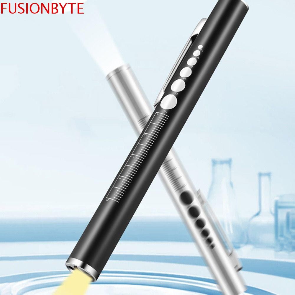 FUSIONBYTE ไฟฉายพยาบาล, ไฟปากกา LED ขนาดเล็กสแตนเลสมัลติฟังก์ชั่น, ไฟแคมป์ปิ้งแบบพกพาพร้อมโคมไฟ ...