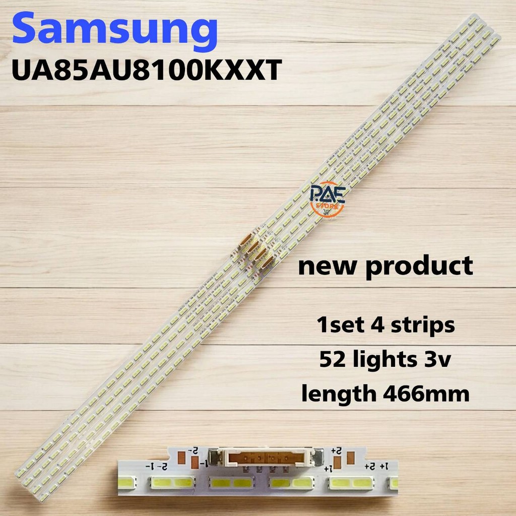 #หลอดแบ็คไลท์ Backlight TV Samsung ซัมซุง รุ่น UA85AU8100KXXT 1set 4 ...