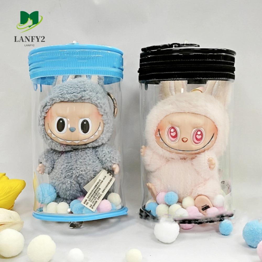 ALANFY Labubu Display Bag,ทรงกระบอกขาออก Labubu Doll Storage Bag,ตุ๊กตา ...