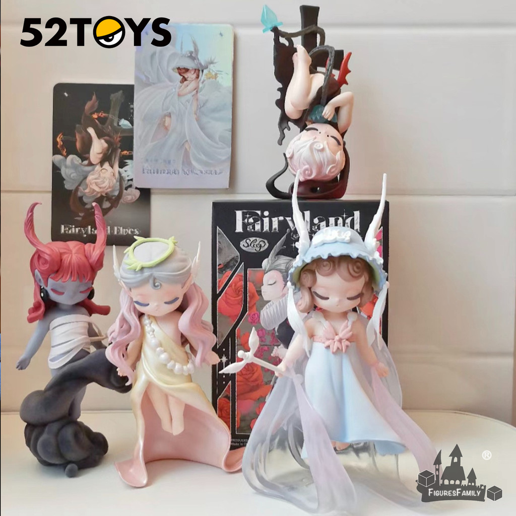 ของแท้52TOYS Sleep Fairyland Elves Series สไตล์พื้นฐานและลับยืนยันรูปตุ๊กตาเครื่องประดับของขวัญ ...