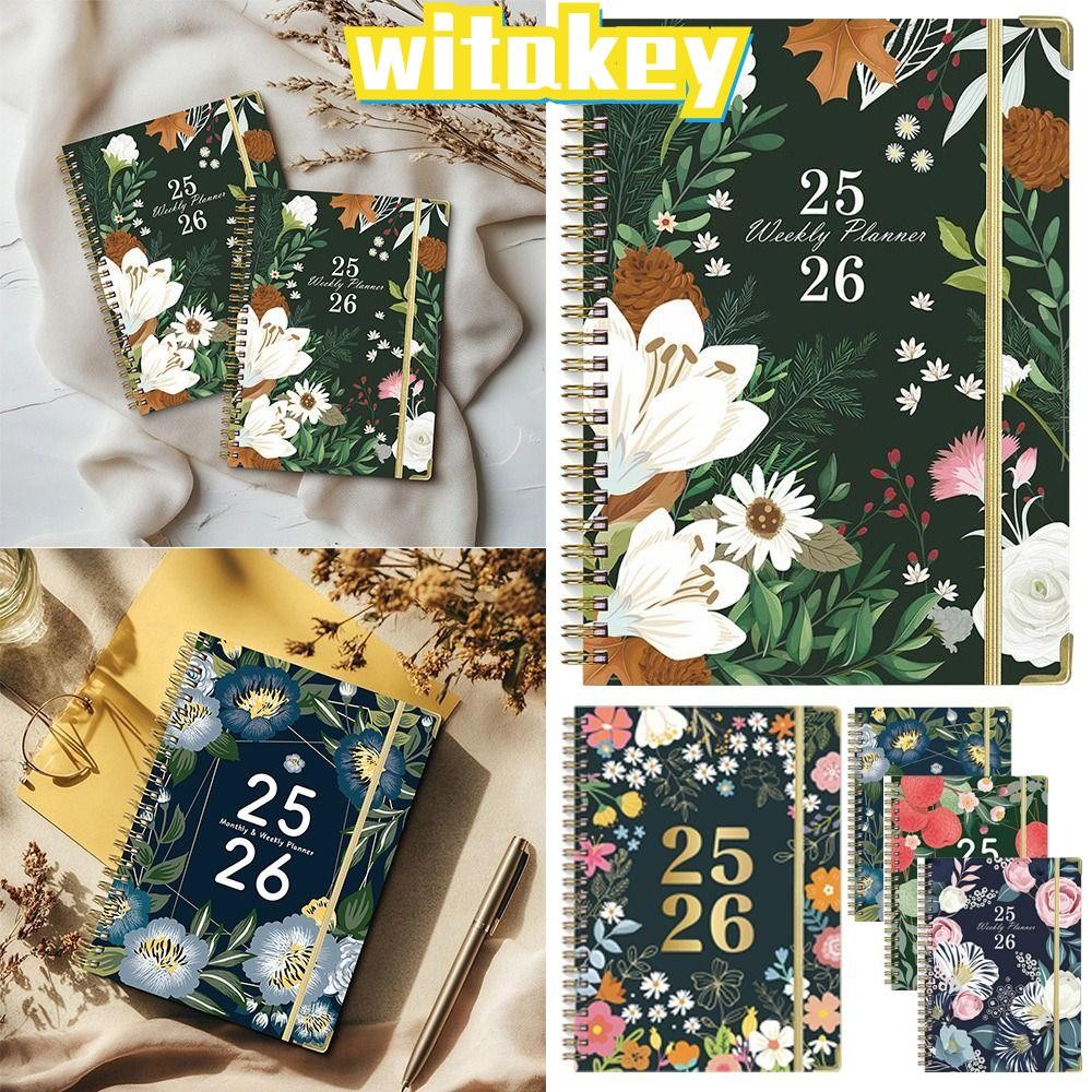 WITAKEY 2025-2026 Planner วาระรายสัปดาห์และรายเดือน นักวิชาการ แท็บรายเดือน A5 JUL.2025 - JUN ...