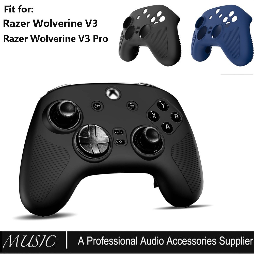 สําหรับ Razer Wolverine V3/V3 Pro เคสซิลิโคน, ผิวนุ่มสําหรับ Razer ...