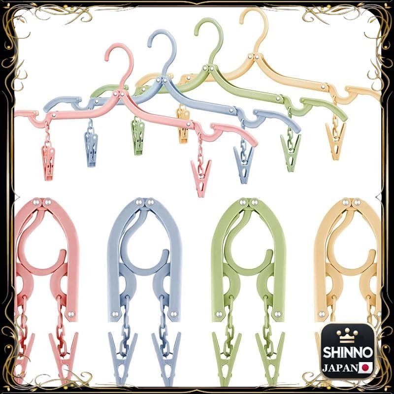 《JAPAN》★Folding Multi-purpose Travel Hanger Set | Shopee Thailand