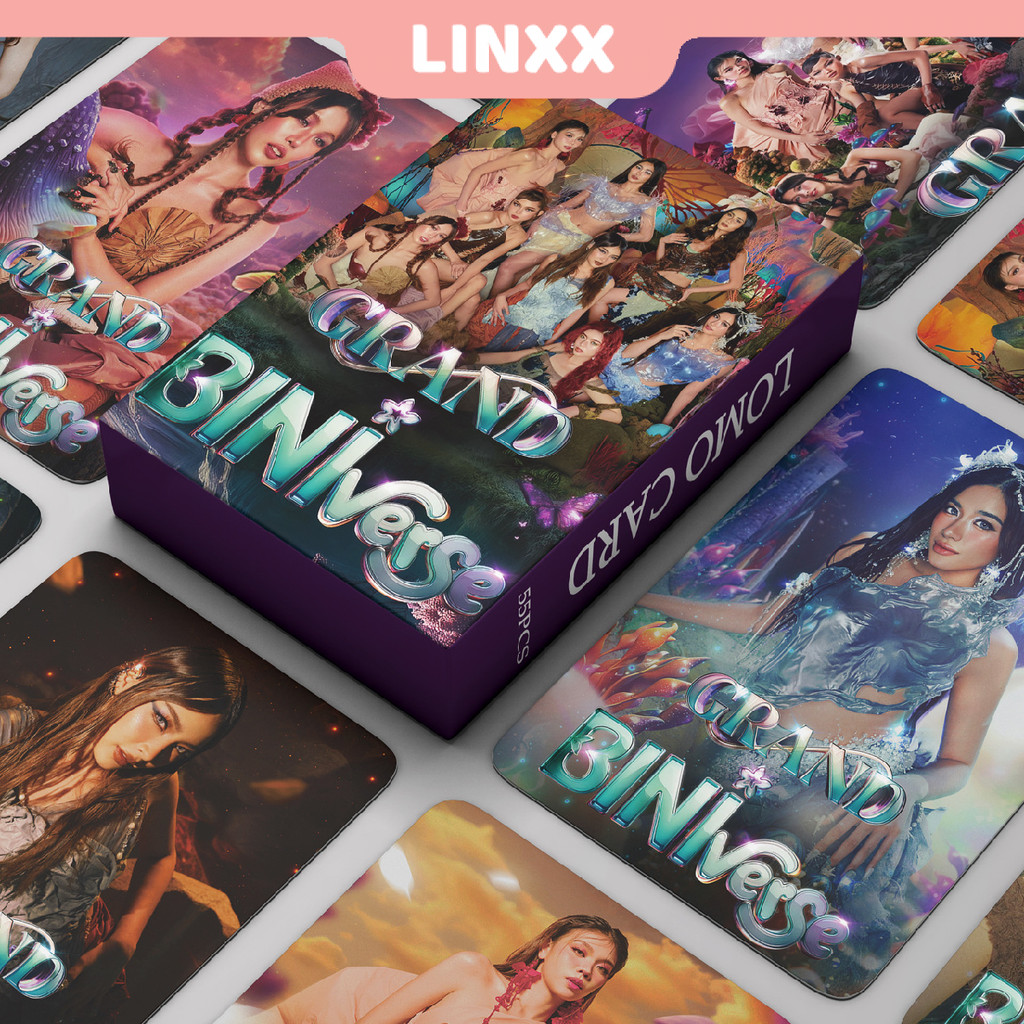Linxx 55 ชิ้น BINI อัลบั้ม Lomo Card Kpop Photocards ชุดโปสการ์ด ...