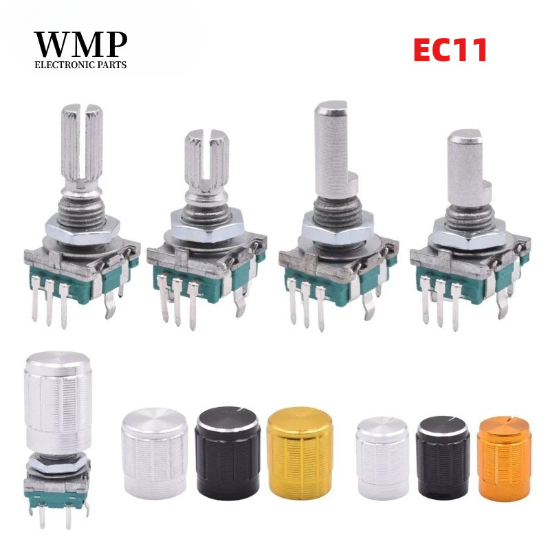 5/2pcs EC11 Encoder พร้อมสวิตช์ 20 ตําแหน่ง Incremental 360 Rotary ...