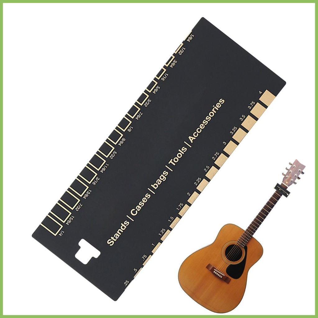 String Action Gauge กีตาร์ Fret ไม้บรรทัด Precision Fret Rocker กีตาร์การปรับแต่ง Reference