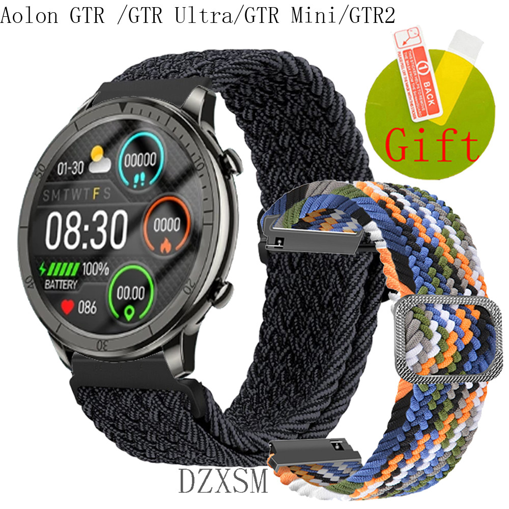 Aolon GTR Ultra Smart Watch Strap ไนลอน Braided Loop สายรัดข้อมือ ...