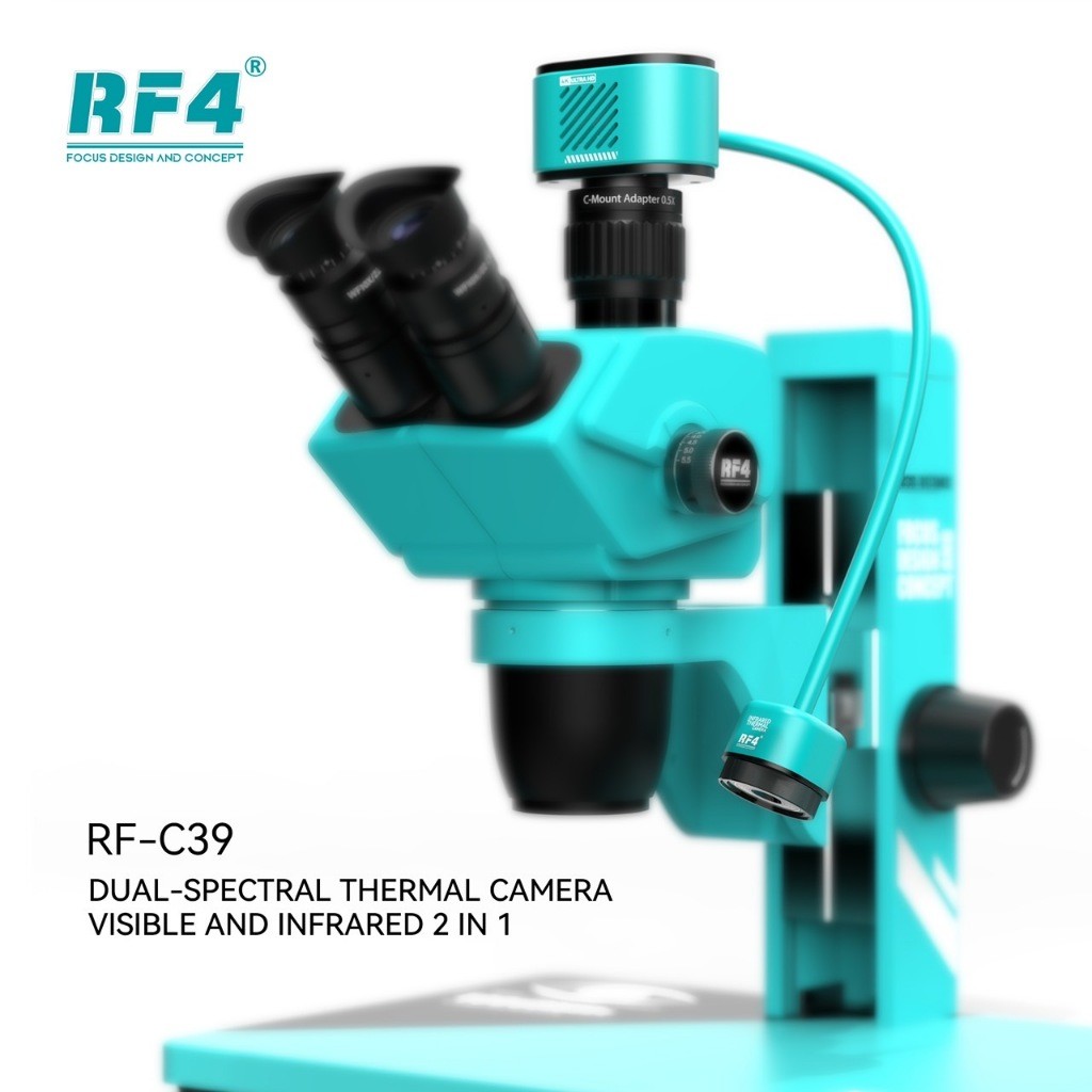 RF-C39 RF4แบบ2 in 1 4K ที่มองเห็นได้และเครื่องตรวจจับความร้อนอินฟราเรด | Shopee Thailand
