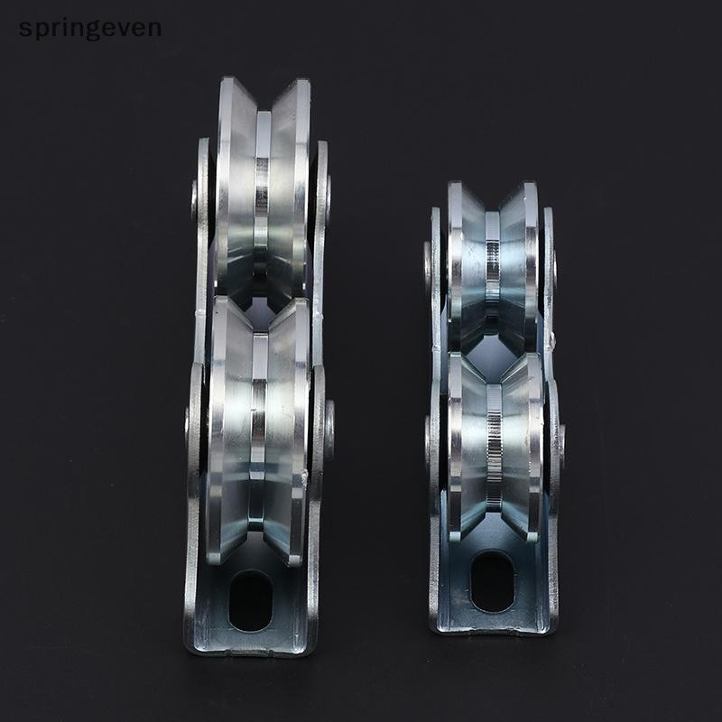 [springeven] 1 ชิ้น Inverted Track Rolling Slide Gate ล้อร่องเหล็ก V ...
