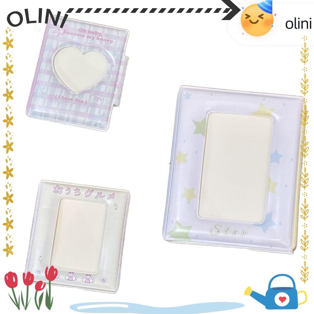 หนังสือสะสมการ์ดไอดอล OLIN, อัลบั้มใส่การ์ด PVC 3 นิ้ว, นักเรียนจัดภาพ ...