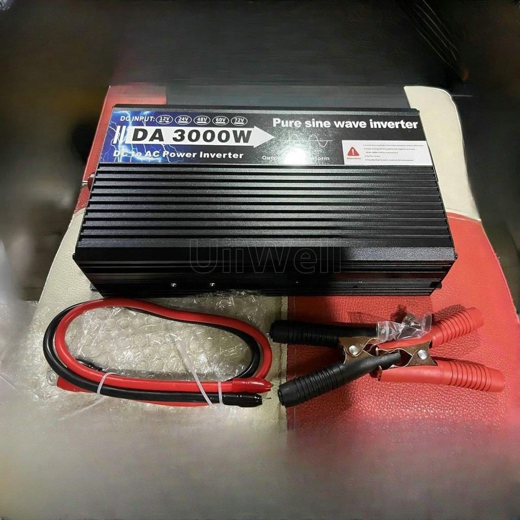 DA3000W อินเวอร์เตอร์12v เวอร์เตอร์เพียวซายแท้ รุ่น12v to 220v ตัวแปลง ...